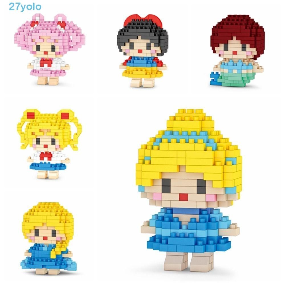 YOLO Anime Figure Building Block, Sailor Moon Snow White Anime Figure ...