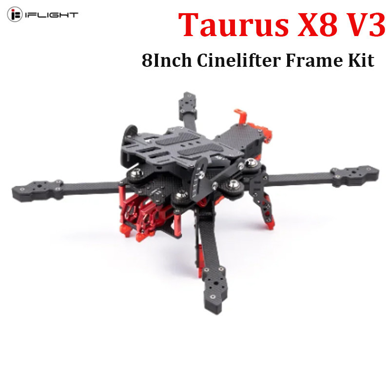 IFlight Taurus X8 V3 8inch Cinelifter Frame Kit With 8mm Arm Compatible ...