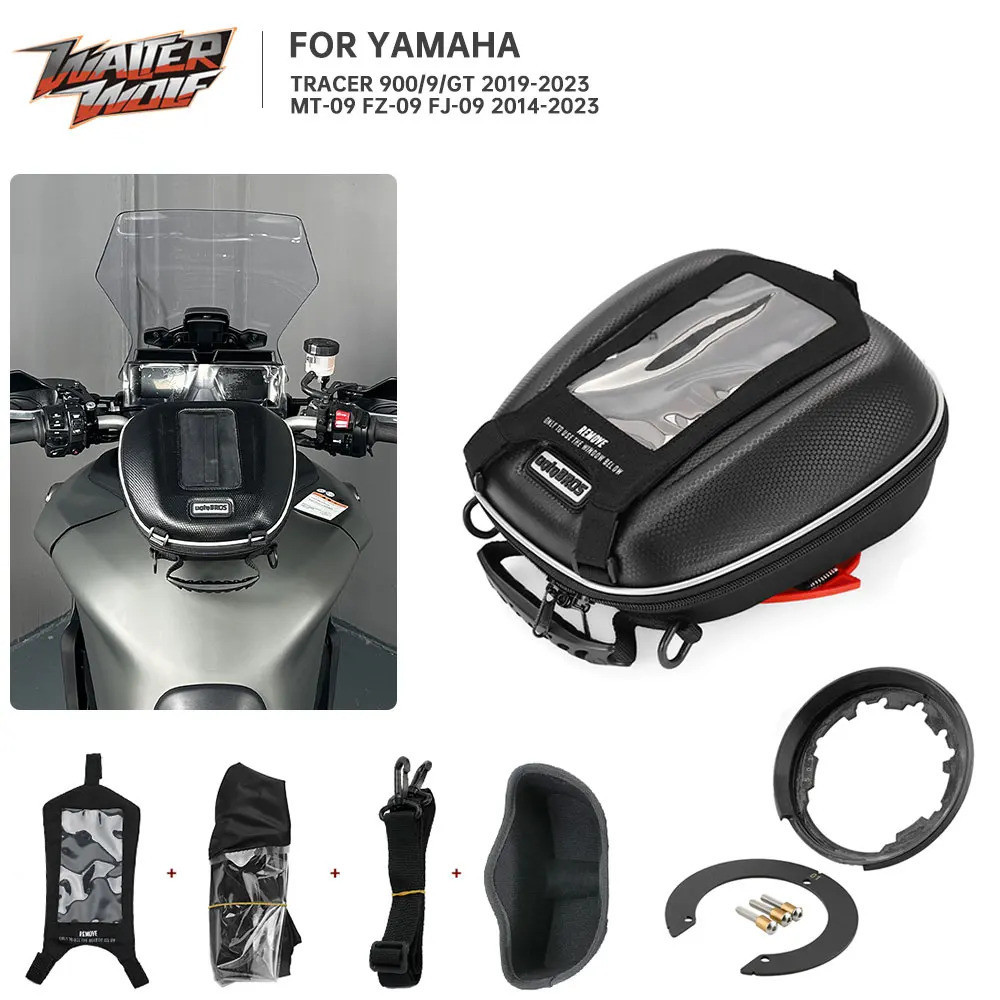 2024 For Yamaha Tracer 900GT 9GT Tanklock Luggage Bag Detachable Fuel ...
