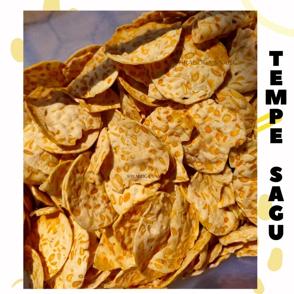 Tempe Sago/Tempeh Sago Chips 100GR Delicious/ Traditional snack Old ...