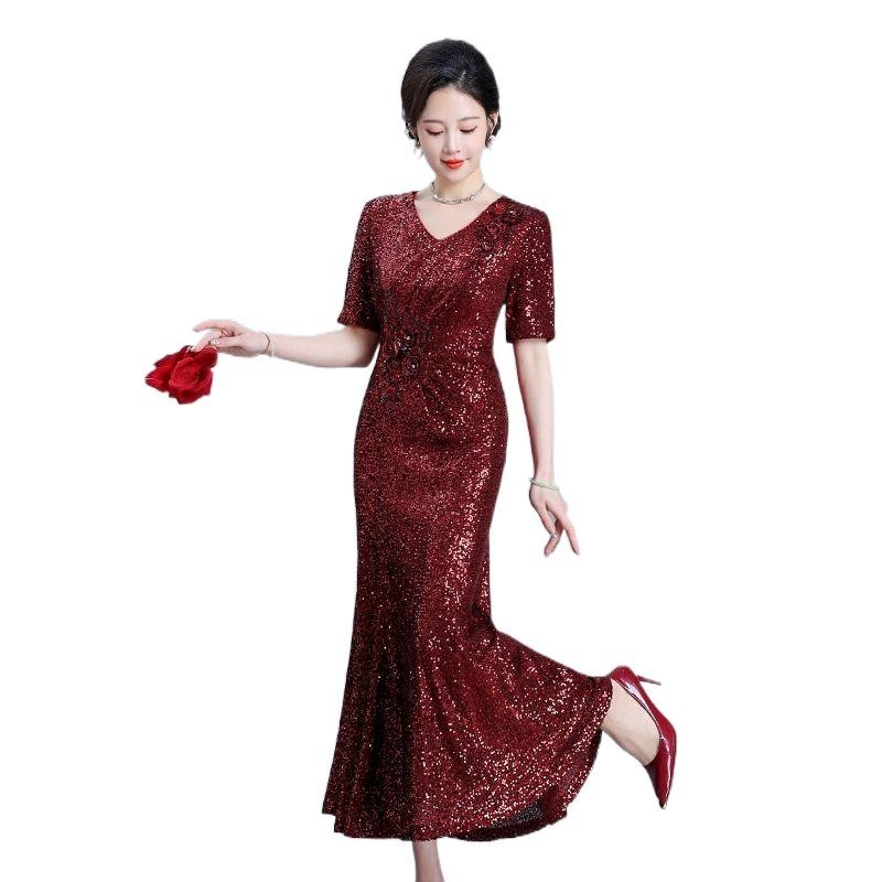 Dress Toast Clothing 2024 New Wedding Reception Clothes Fashion Elegant ...