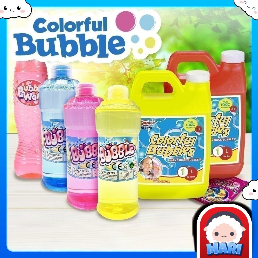 Bubble Refill Solution Mainan Buih Kanak Children Toy 500ML 1000ML 1L | Shopee Malaysia