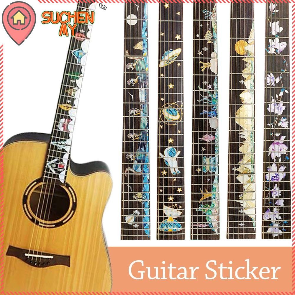 SUCHENMY Bass Inlay Decal, DIY Guitarra Accessories Guitar Fretboard ...