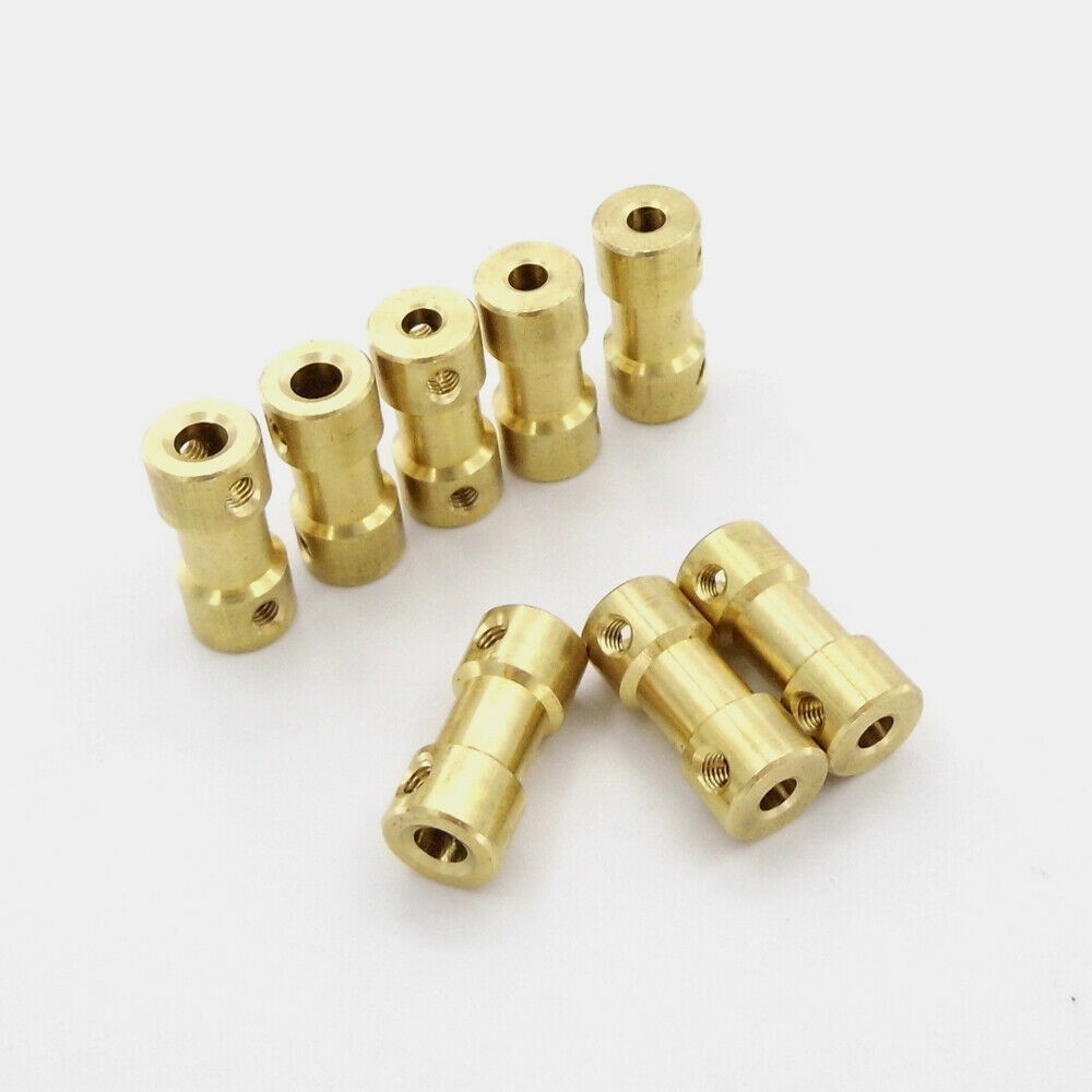 (BABYCITY-MY) 2/2.3/3/3.17/4/5/6mm Motor Shaft Coupling Joint Coupler ...