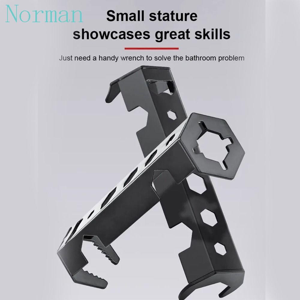 NORMAN Sink Faucet Wrench, 12/13 in1 Double Head Plumbing Spanner, Multi-function Adjustable ...