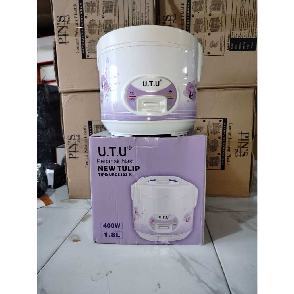 Tom UTU NEW TULIP - RICE COOKER 1,8 Liter Magic Com RICE COOKER URC ...
