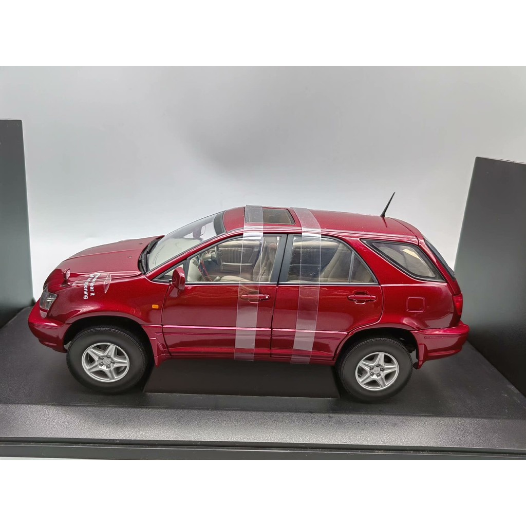 Autoart AUTOart 1/18 Toyota Harrier (Metal Red) (Measles, Tail Labels ...