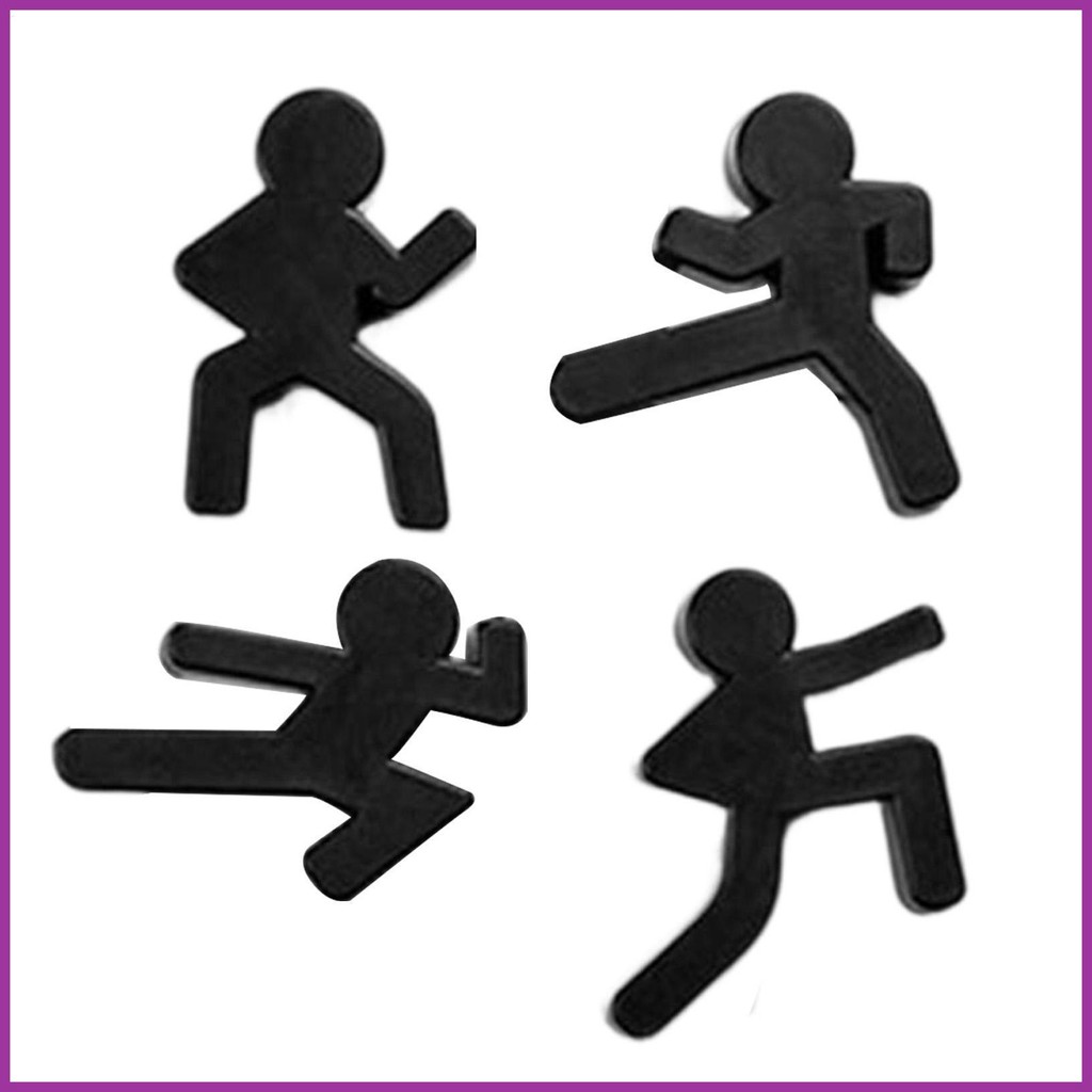 Man Refrigerator Magnets 4X Stickman Small Magnets Cool Magnetic ...