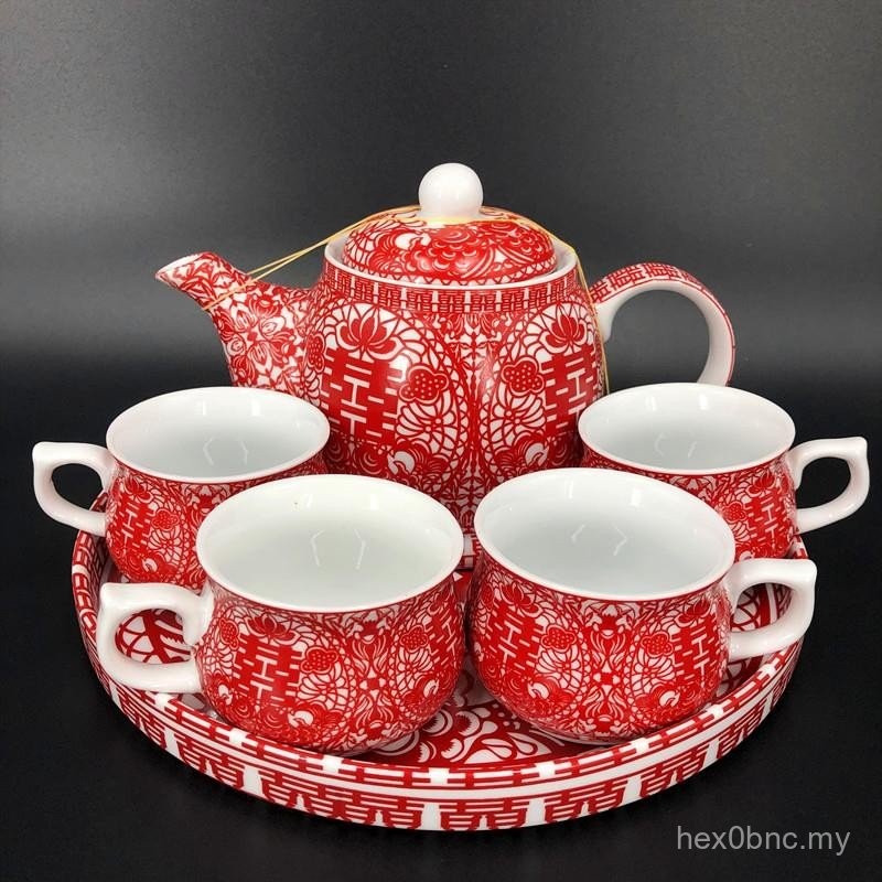 Hong Kong Version Traditional Wedding Newcomer Toast Tea Ceramic ...