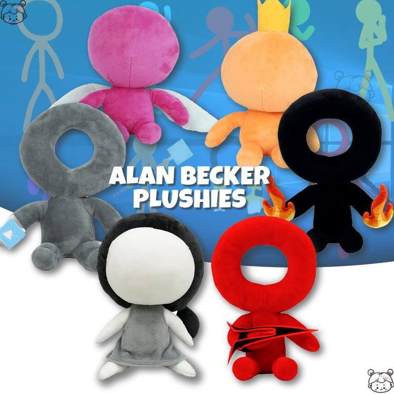 Alan Becker Anime Figure Plush Kids Soft Plushie Toy Plush Soft Stuffed ...