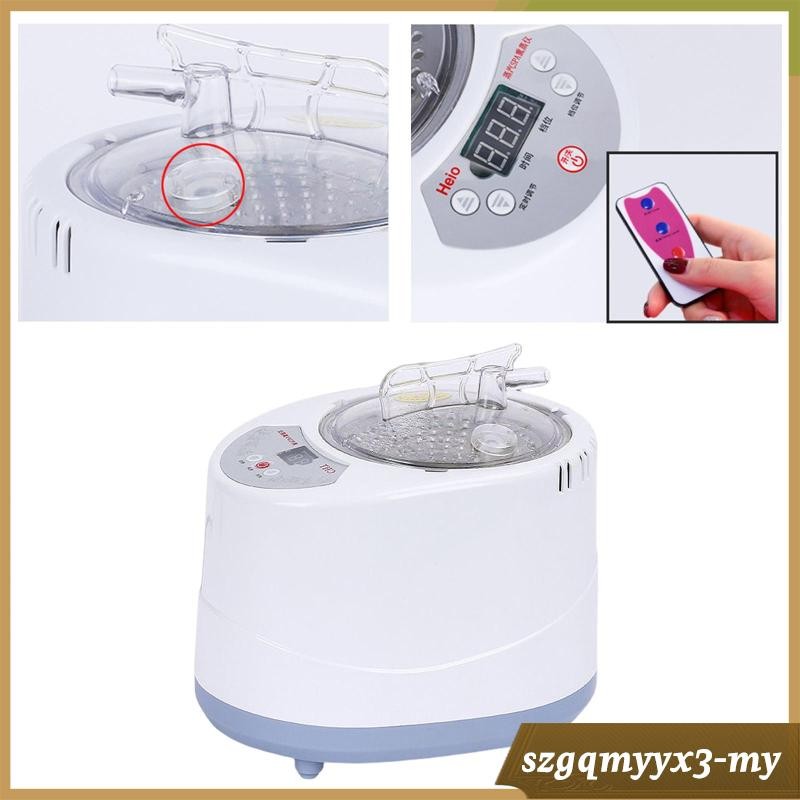 [ 1500W Sauna Steamer Pot Portable Sauna Steamer Pot Timer Display ...
