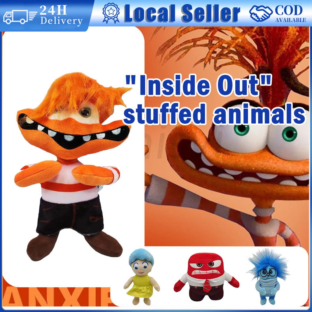 Inside Out 2 Plush Doll 30cm Soft Stuffed Toys Inside Out Joy Sadness ...