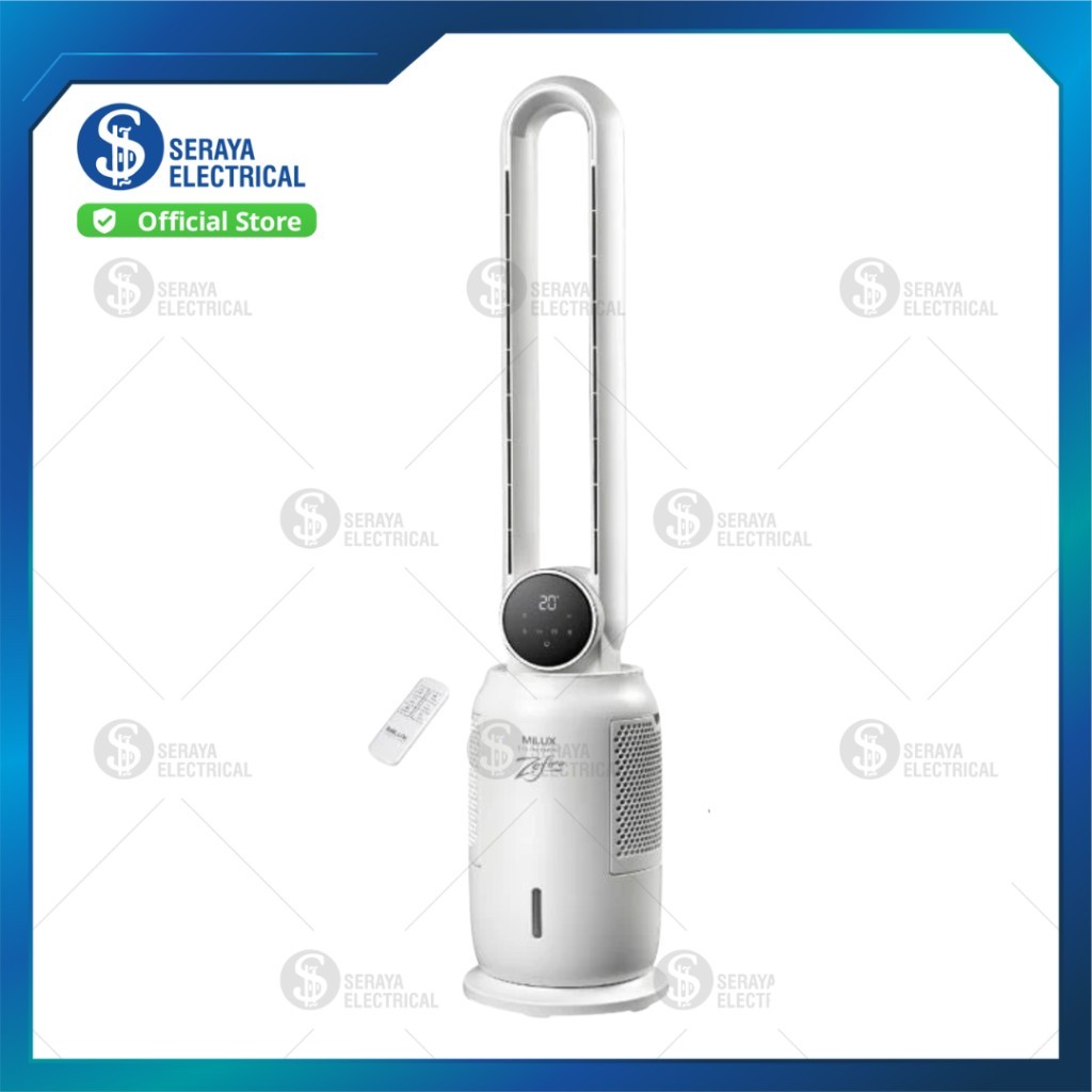 Milux Remote Control Bladeless Fan with Air Cooler MBF35AC | Shopee ...