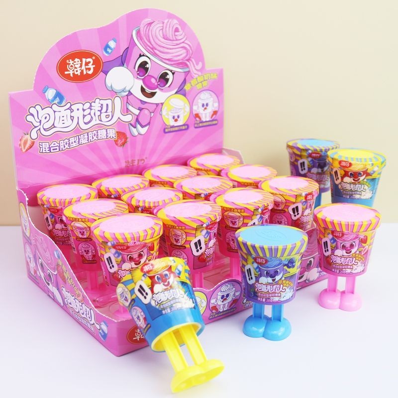 Hanzai Instant Noodle-Shaped Superman Mixed Gel-Shaped Gel Candy ...