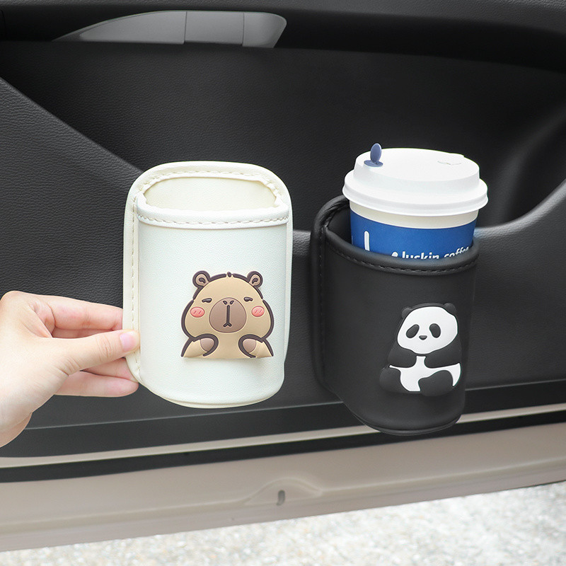 Cartoon - themed Car Door Storage Box and Cup Holder with Utility Pouch ...