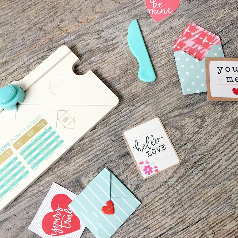 We R Memory Keepers Mini Envelope Punch Board (To Make Mini Envelopes ...