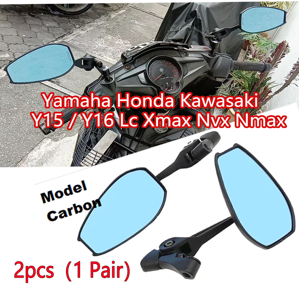 Universal Side Mirror for Yamaha Honda Kawasaki Xmax 250 Nmax NVX Y15 ...