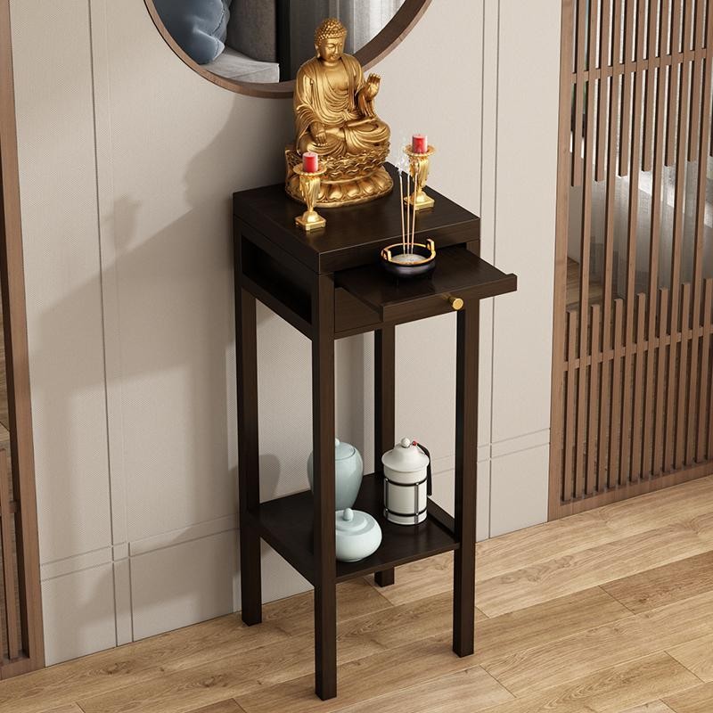 Living Room Small Type Worship Table Buddha Statue God of Wealth Table ...