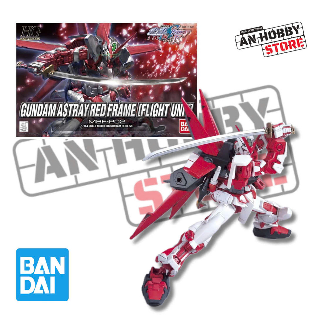 Bandai ASSEMBLY MODEL HG 1/144 GUNDAM ASTRAY RED FRAME (FLIGHT UNIT) GENUINE | Shopee Malaysia