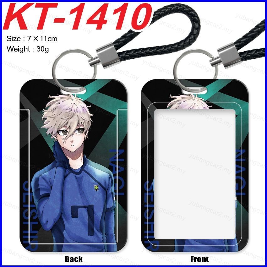 YU2 BLUE LOCK Cartoon Anime KeyChain Card Holde student MetroCard meal ...