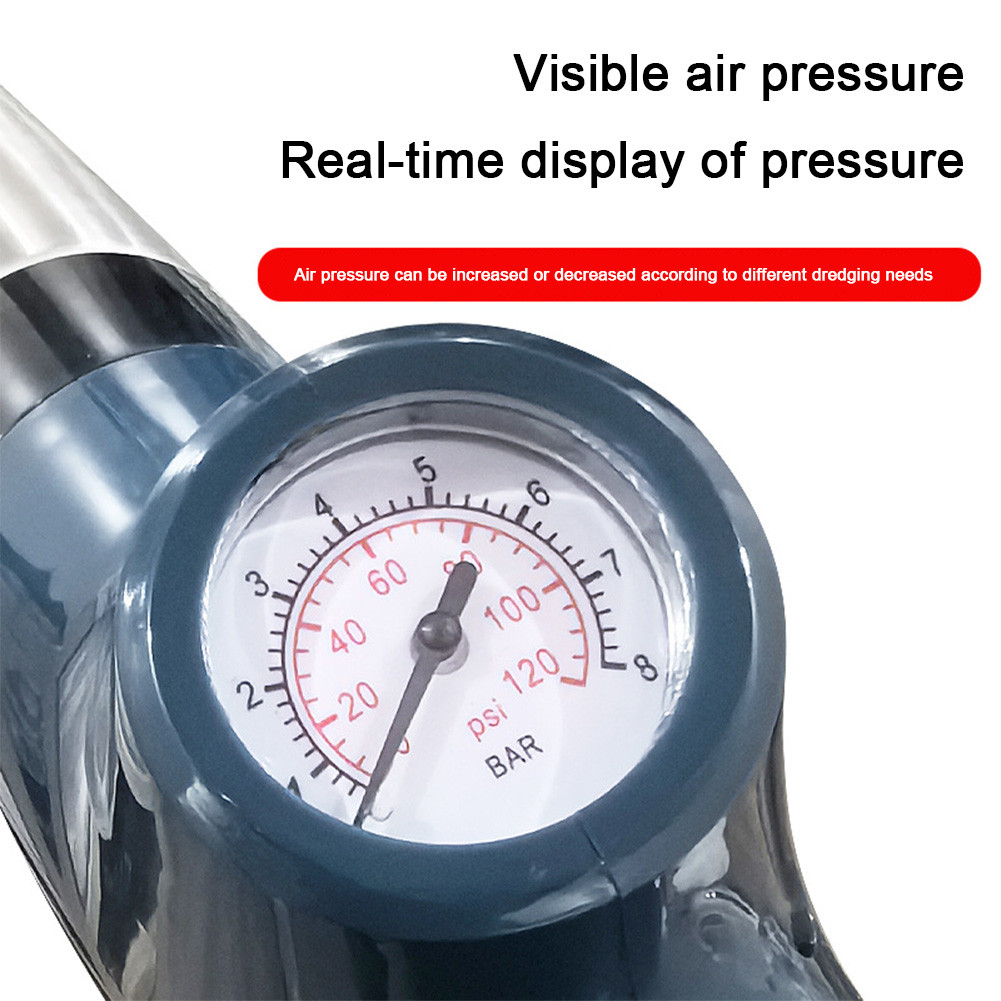 Pipe Plunger High Pressure Electric Toilet Plunger Stainless Steel Air ...