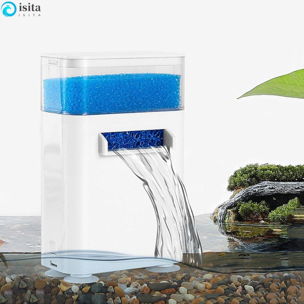 ISITA Turtle Tank Filter, Low Water Level Silent Turtle Filter ...