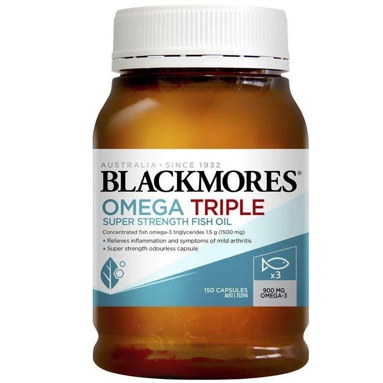 [spotgoods]Blackmores Omega Triple Concentrated Fish Oil （150 capsules/bottle） | Shopee Malaysia
