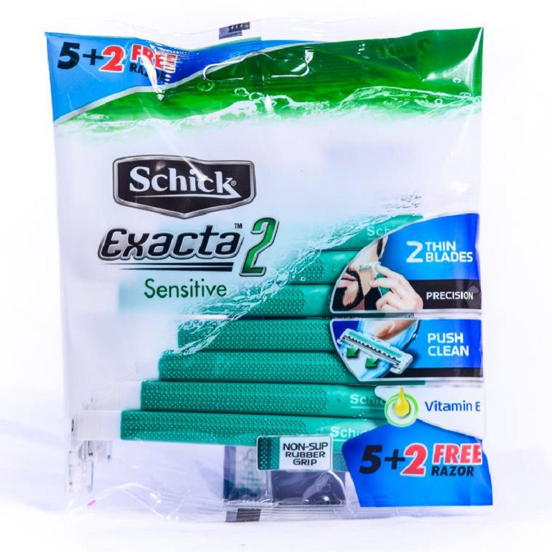 Schick Exacta 2 Razor (5 + 2 Pcs) | Shopee Malaysia