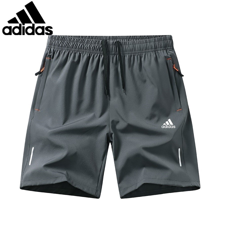 M-8XL Casual ice silk shorts for men sports gym jogging running ...