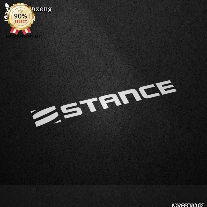 New Product STANCE Car Side Skirt Sticker Front Rear Lip Rear Glass ...