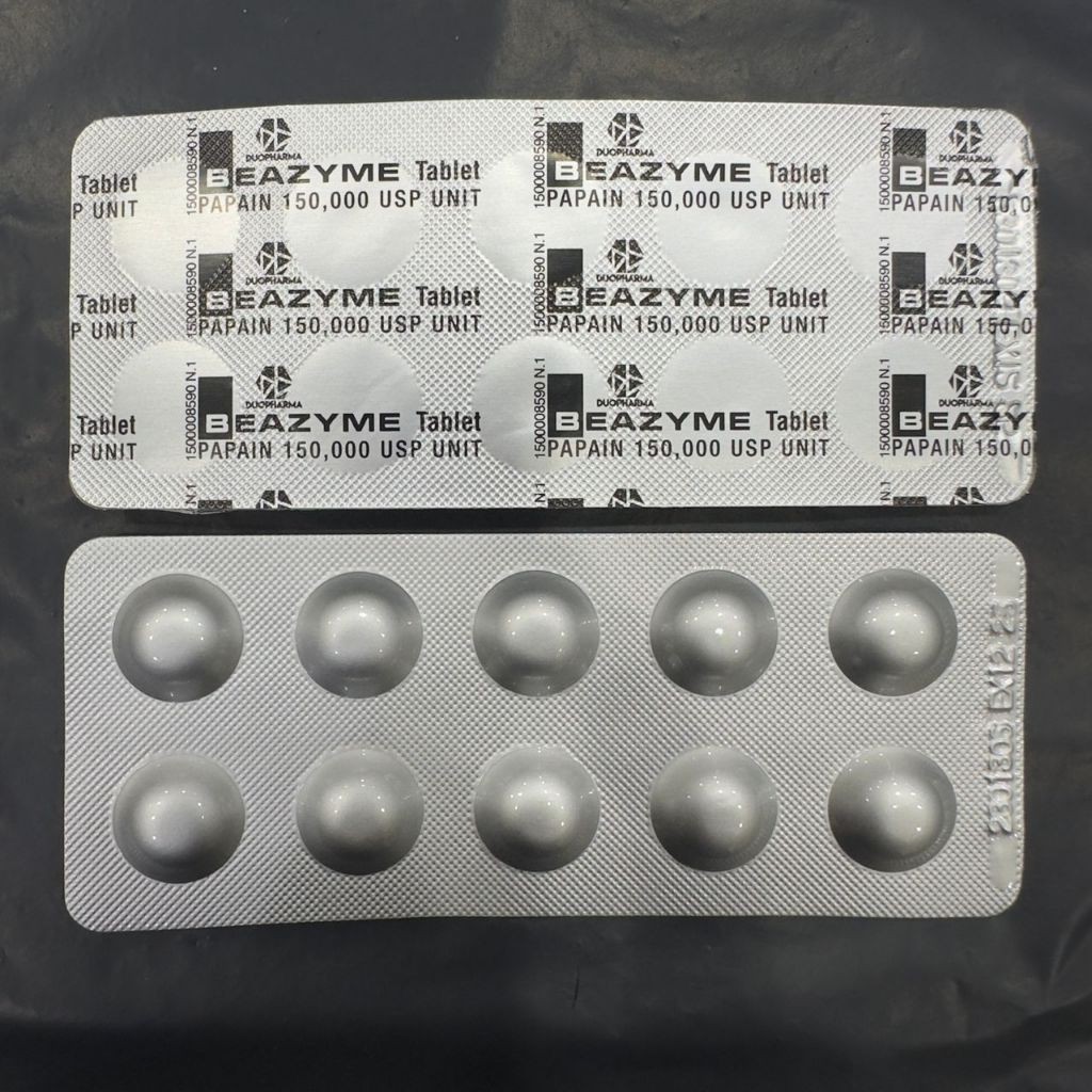 Beazyme Papain Tablets 10s/Strips | Shopee Malaysia