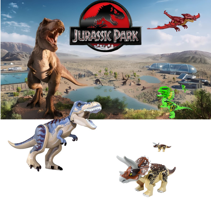 New Compatible LEGO Big Dinosaur Tyrannosaurus Rex Building Block Toy ...