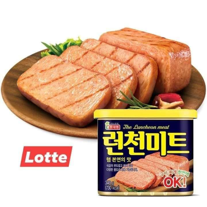 Lotte Korean Luncheon Meat 340g (Authentic from Korea) | Shopee Malaysia