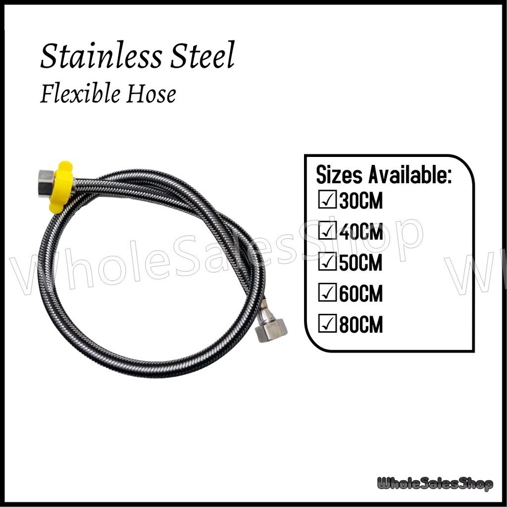 🔥Ready Stock🔥 Stainless Steel High Pressure Flexible Hose Connection ...