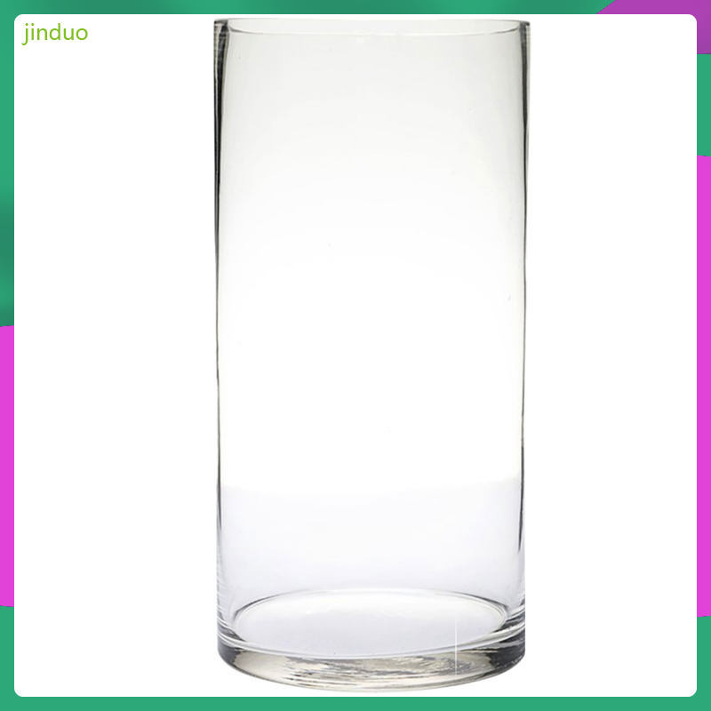 Cylinder Vases for Centerpieces Glass Cylindrical Decor Circle Wide ...