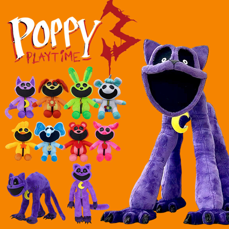 Poppy Playtime 3 Smiling Animal Plush Toy Horror Mutated Big Mouth ...