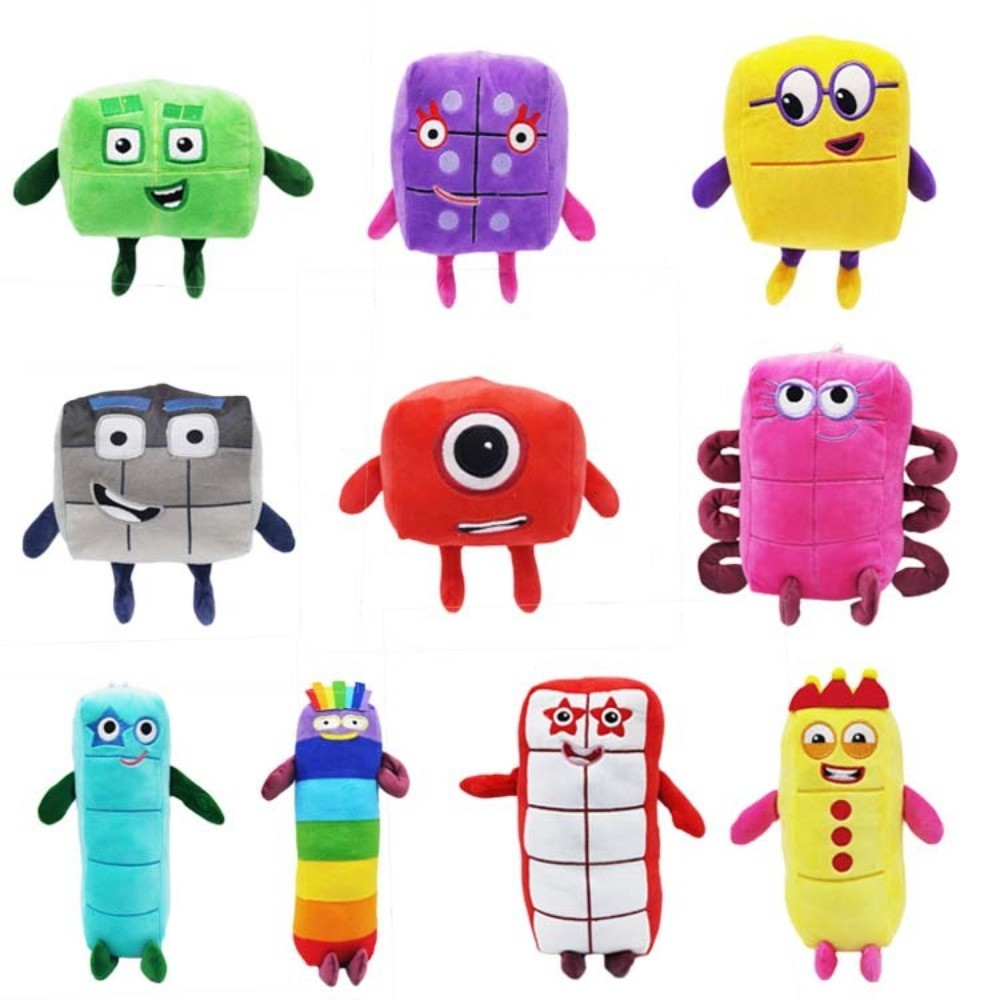 Numberblocks Plush Doll Building Block Plush Toy Early Childhood ...