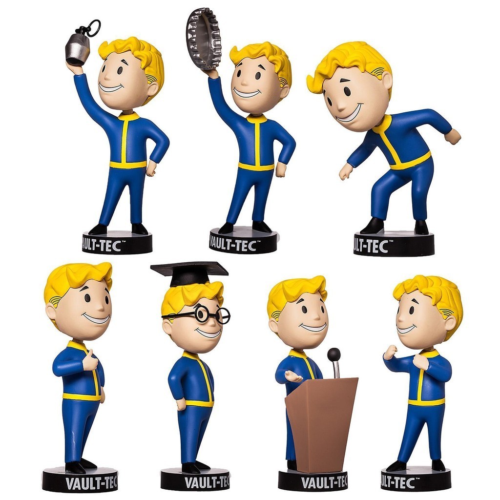 game figures bobble head Fallout Vault Boy Bobble Head Doll PVC Action ...