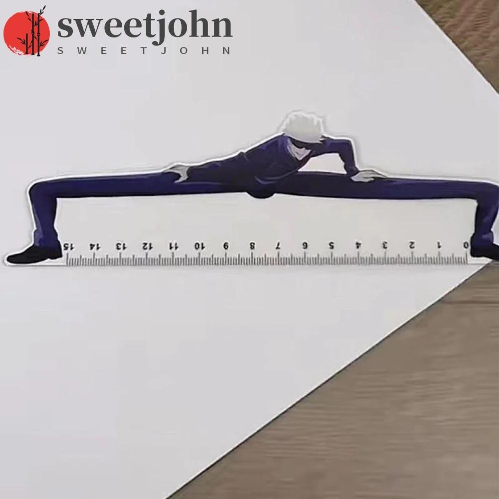 SWEETJOHN Jujutsu Kaisen Straight Ruler, Cute Cartoon Gojo Transparent ...