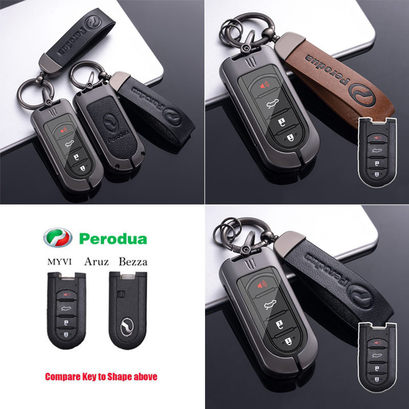 Perodua Sarung Kunci 2018 - 2021 Bezza / Aruz / Axia / MYVI Remote Key ...