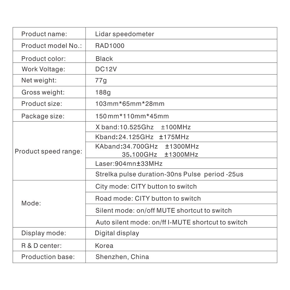 [Domybestshop.my] Car Radar Detector Speed Alert Full-Band Monitoring ...