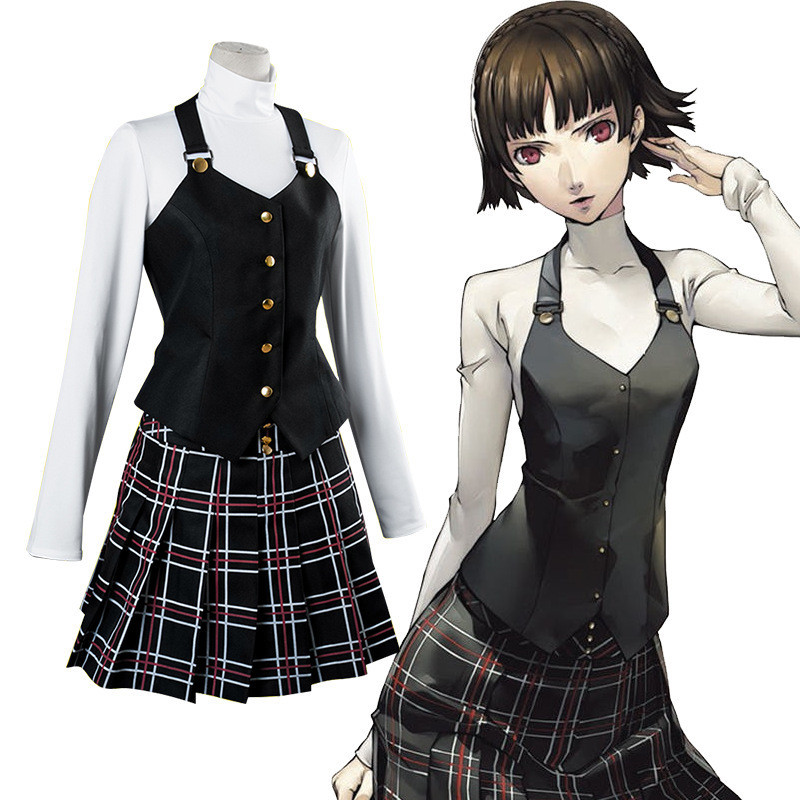 persona 5 Cosplay Costume Set Queen Makoto Niijima Cosplay Set ...