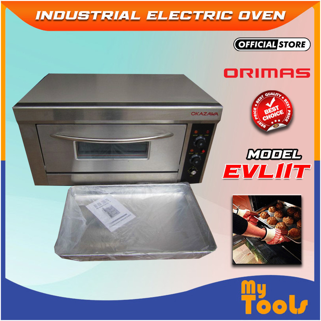 Mytools ORIMAS Industrial Electric Oven EVL11T | 3.2kW | 1 Layer 1 Tray ...