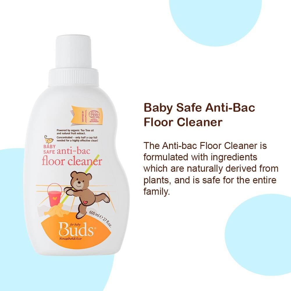 Buds Baby Safe Anti-Bac Floor Cleaner (60ml / 600ml) | Shopee Malaysia