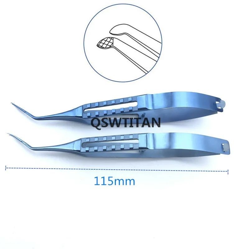 Inamura Capsulorhexis Forceps Titanium Ophthalmic forceps Flat handle ...