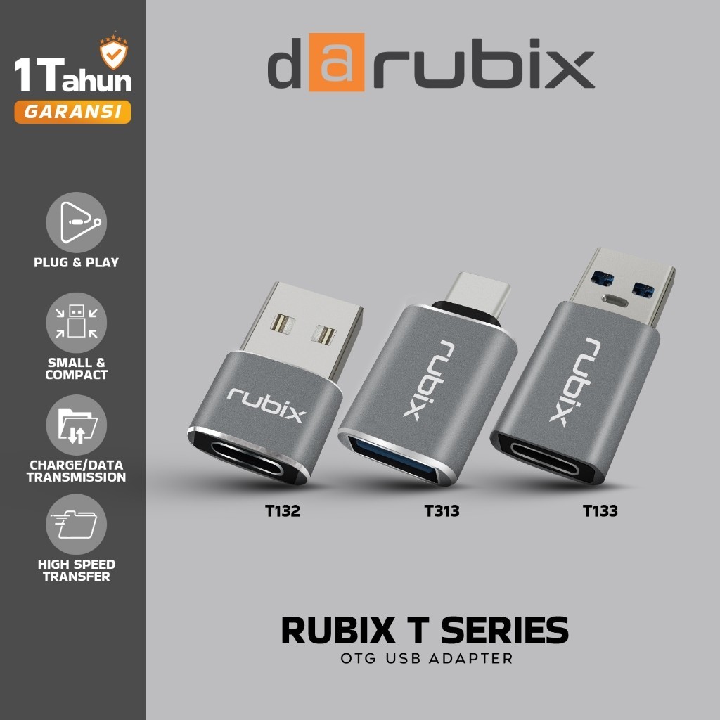 Digital ALLIANCE RUBIX OTG USB Adapter Type A Male to Type C Female ...