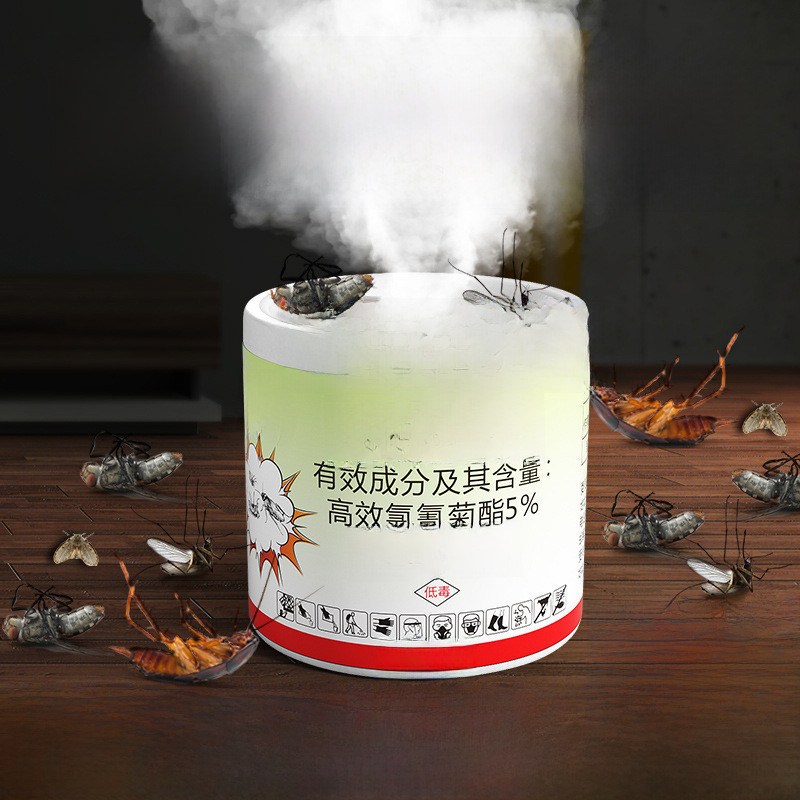 Spot Goods#Insecticide Smoke Bomb Flea and Cockroach Removal Household ...