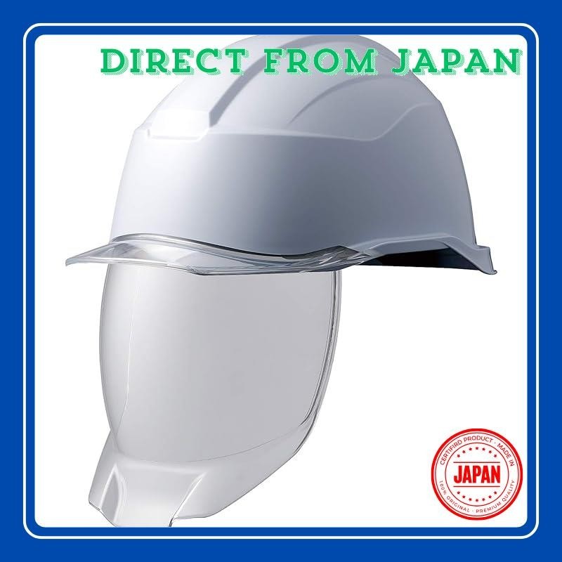 【Japan】[Midori Safety] Samurai 2 Helmet PC made shield face clear visor ...