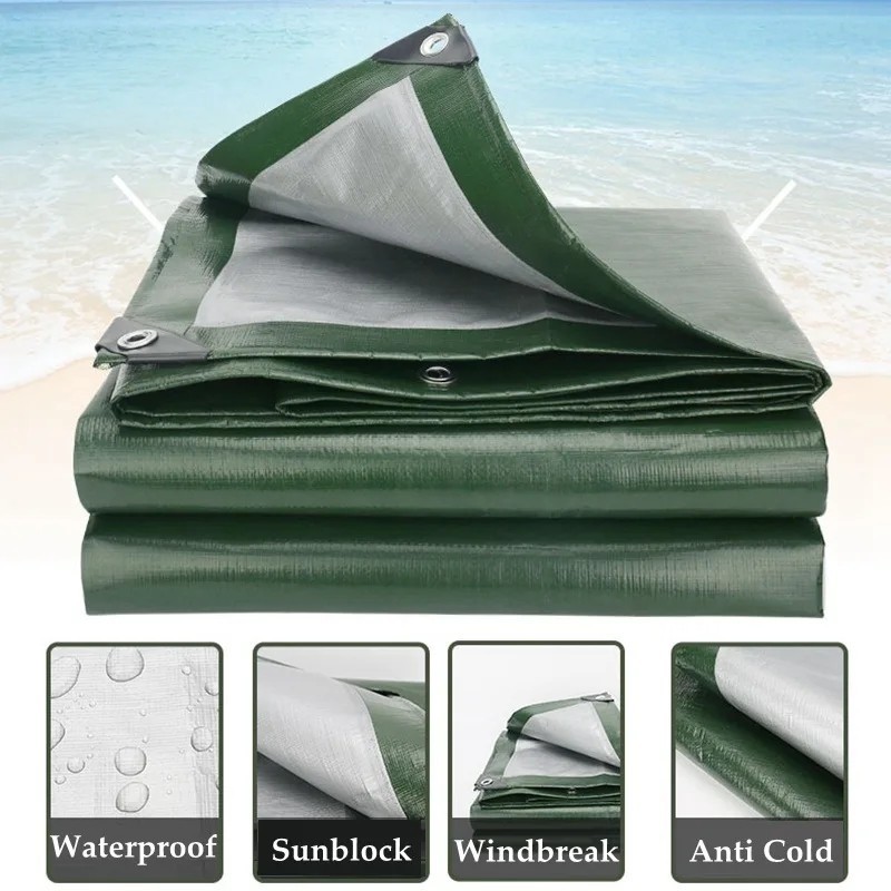 Rainproof Cloth Waterproof Canvas Tarpaulin Sheet Canvas Canopy Tent ...
