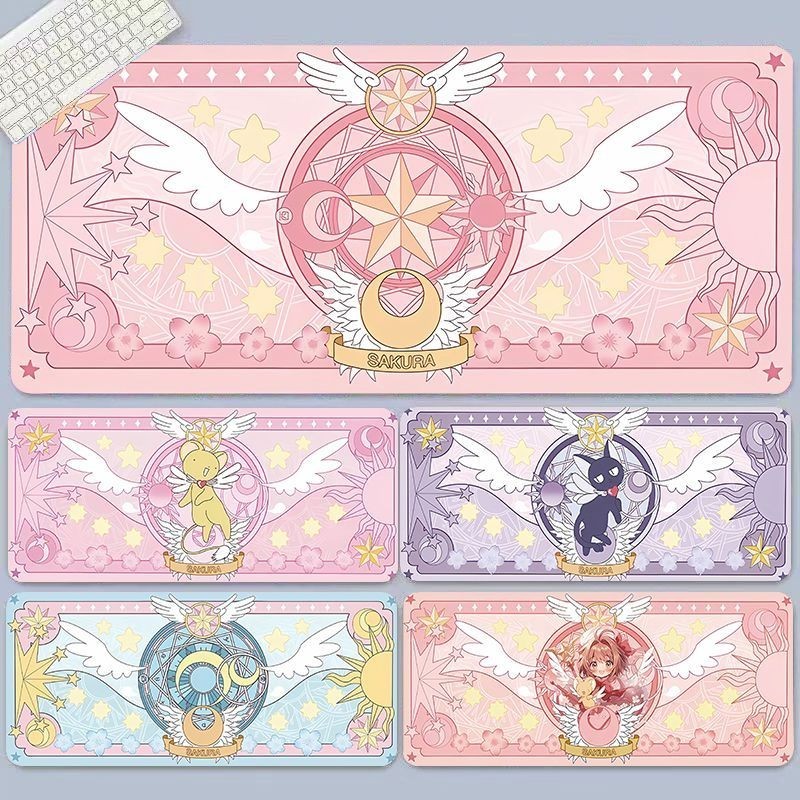 Magic Card Girl Sakura Large Mouse Desk Pad Oversized Notebook Keyboard ...
